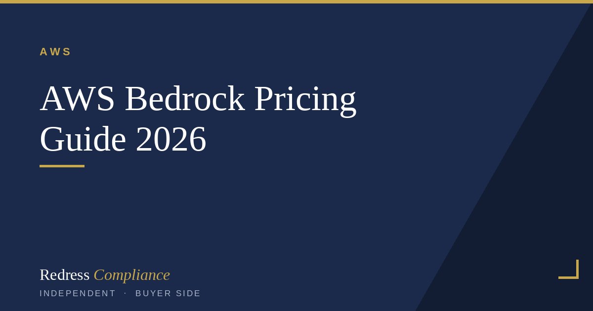 AWS Bedrock Pricing 2026: Token and PTU Cost | Redress