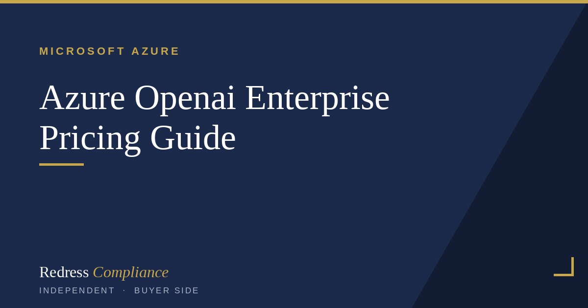 Azure OpenAI Pricing 2026: Token and PTU Costs | Redress