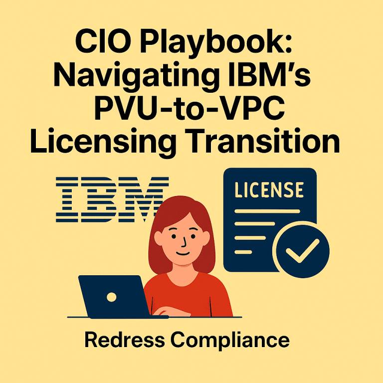 CIO Playbook: IBM PVU-to-VPC Licensing Transition